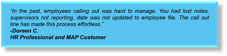 Employee Call-Off Hotline & Absence Management Solutions | MAP ...